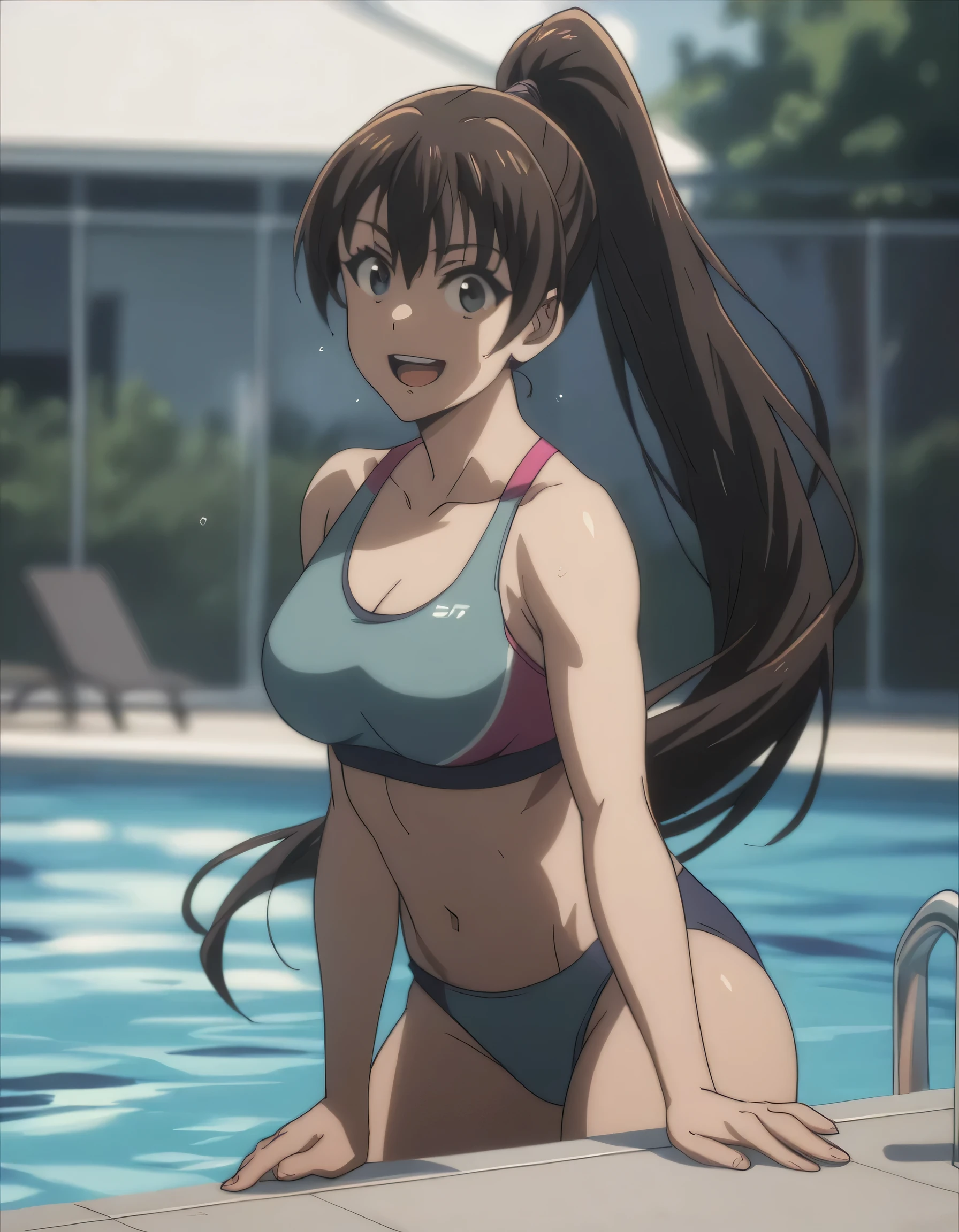 Score_9, score_8_up, score_7_up, ((gsfghtr)), long ponytail hair - SeaArt AI