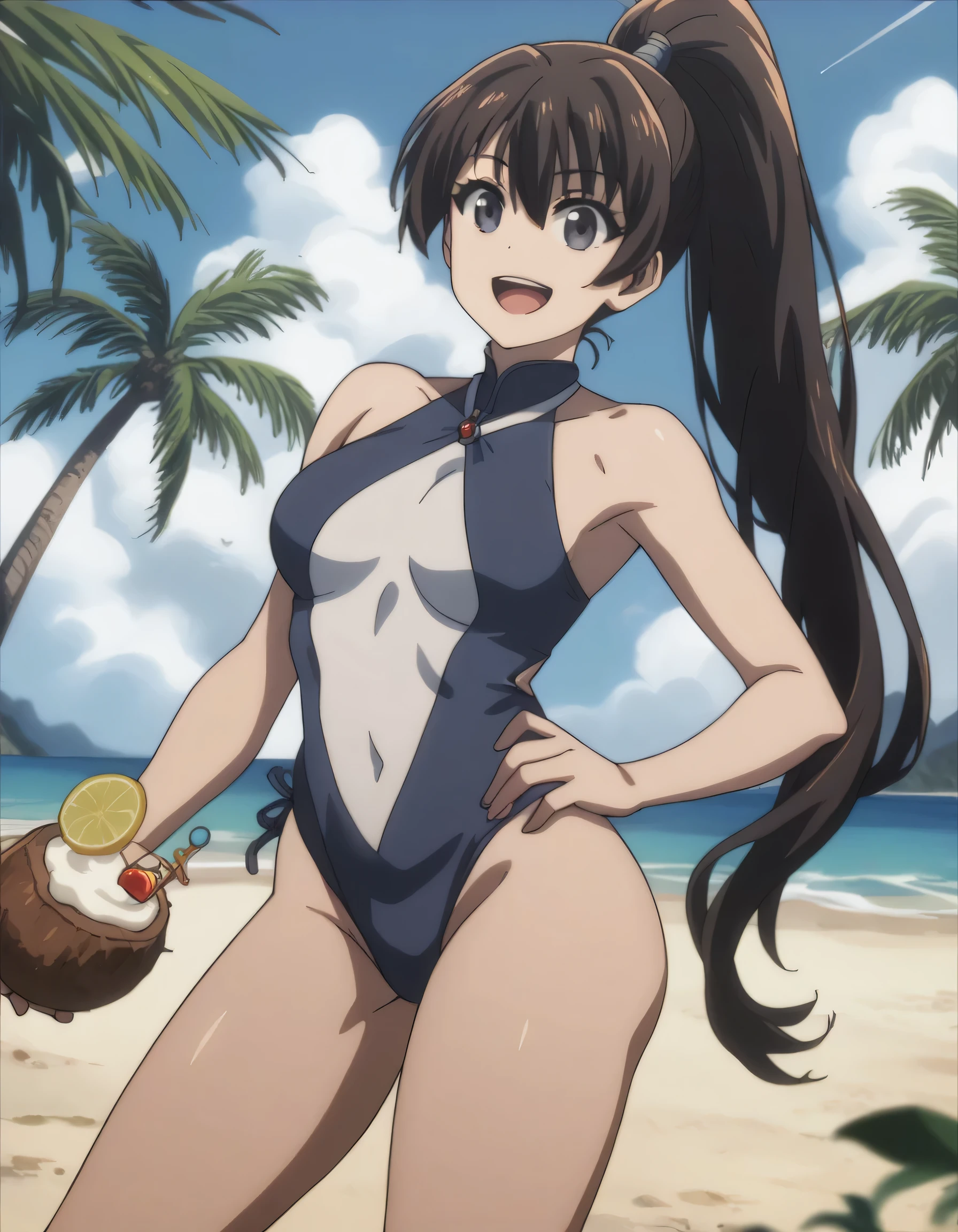 Score_9, score_8_up, score_7_up, ((gsfghtr)), long ponytail hair - SeaArt AI