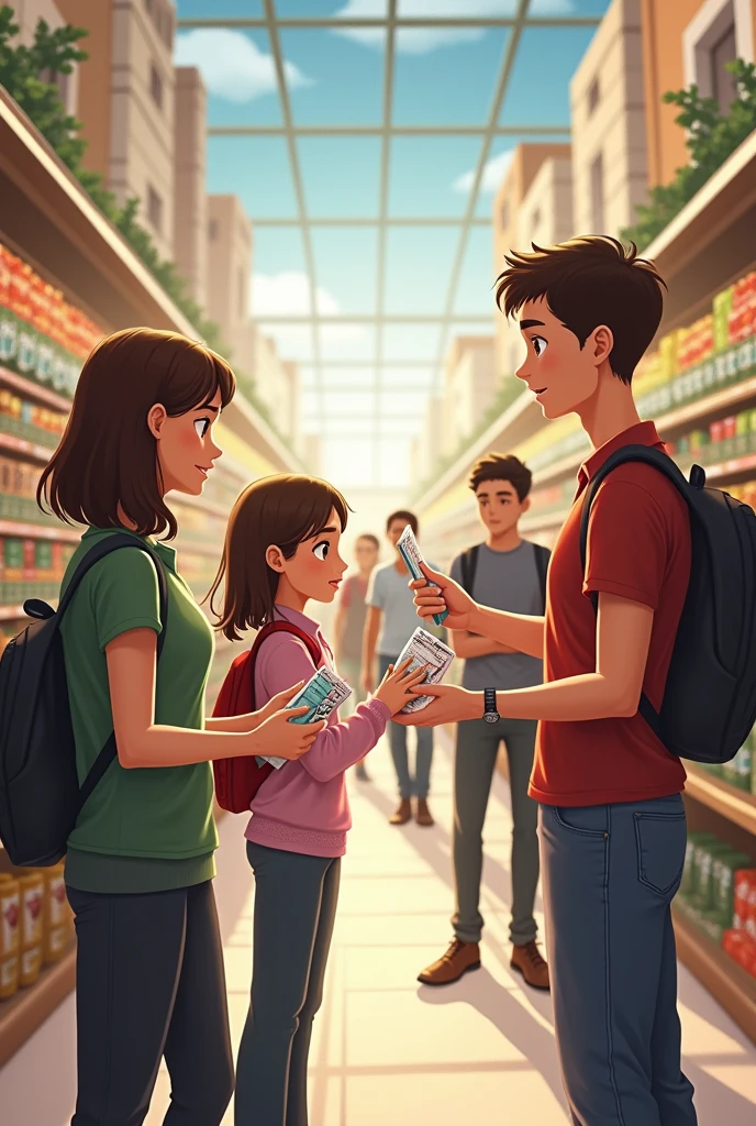 Scene 5: Awareness with Shoppers Description of the animated image ...