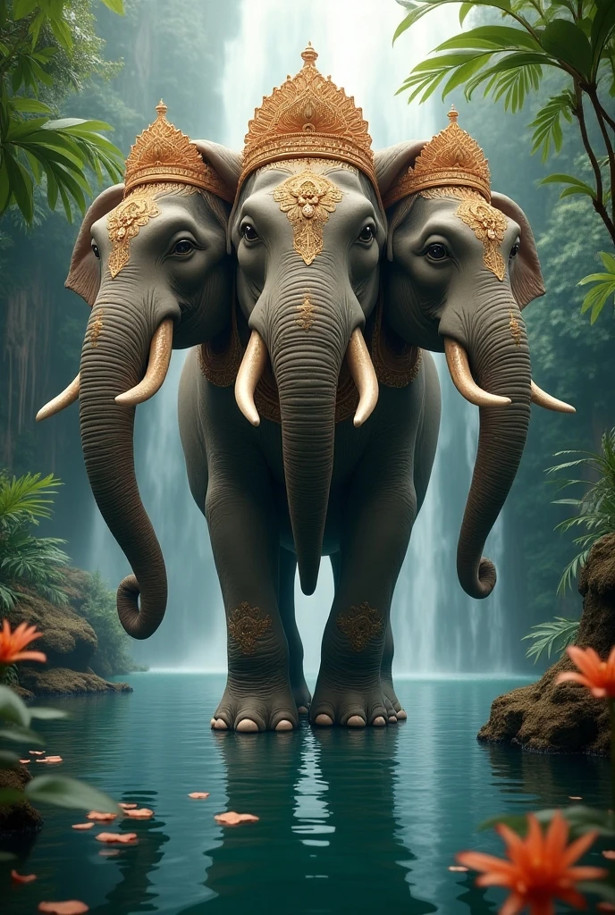Erawan Elephant - SeaArt AI