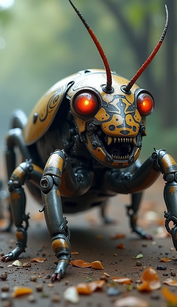 Picture a terrifying hybrid fusion of a **cockroach** and a - SeaArt AI