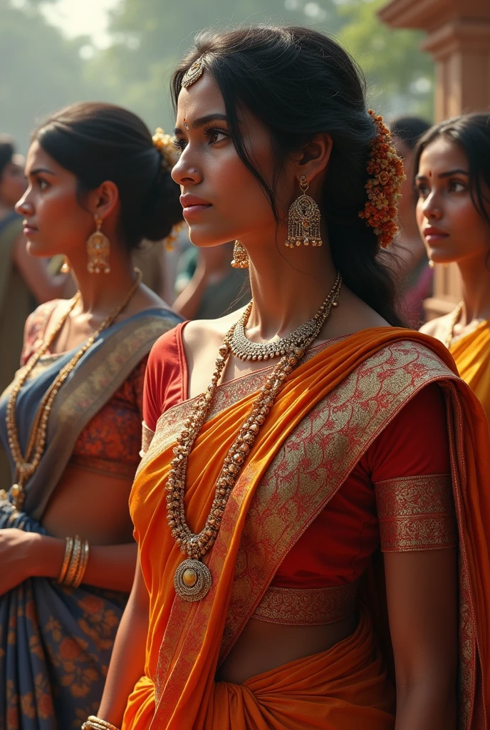 Modeling of satees of indian girls - SeaArt AI