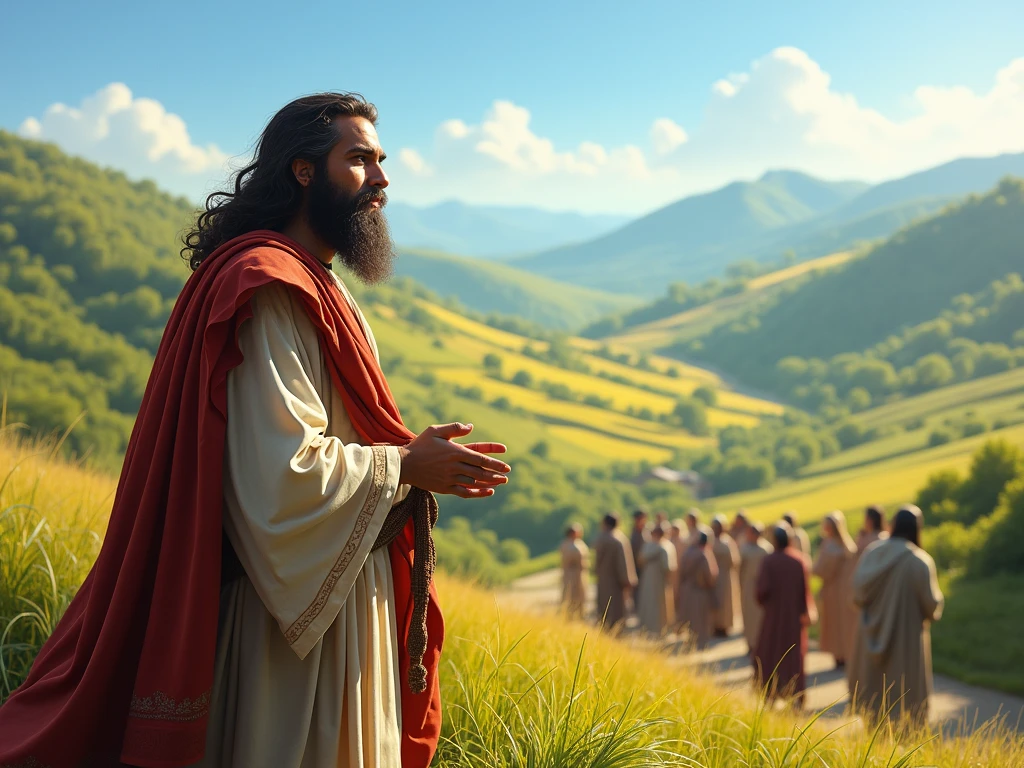 "A highly realistic depiction of Elisha, the biblical prophet - SeaArt AI