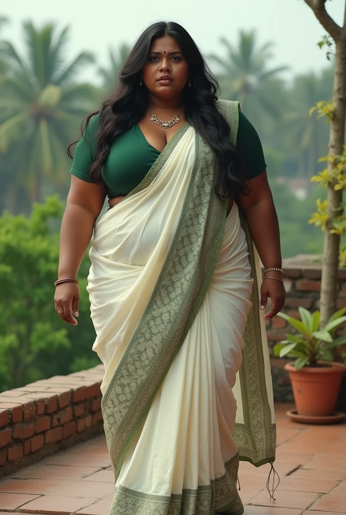 Indian Extreme Plus Size Fat Hindu Chubby Busty Dark Skinned Wide Woman