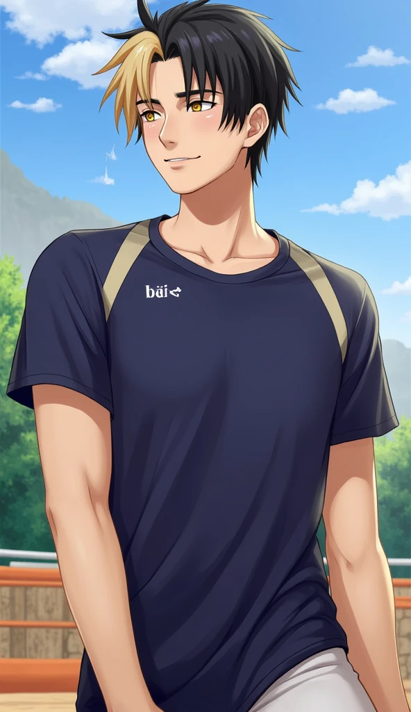 ((fully clothed))high res, masterpiece,Kenma Kozume, ((1boy, - SeaArt AI