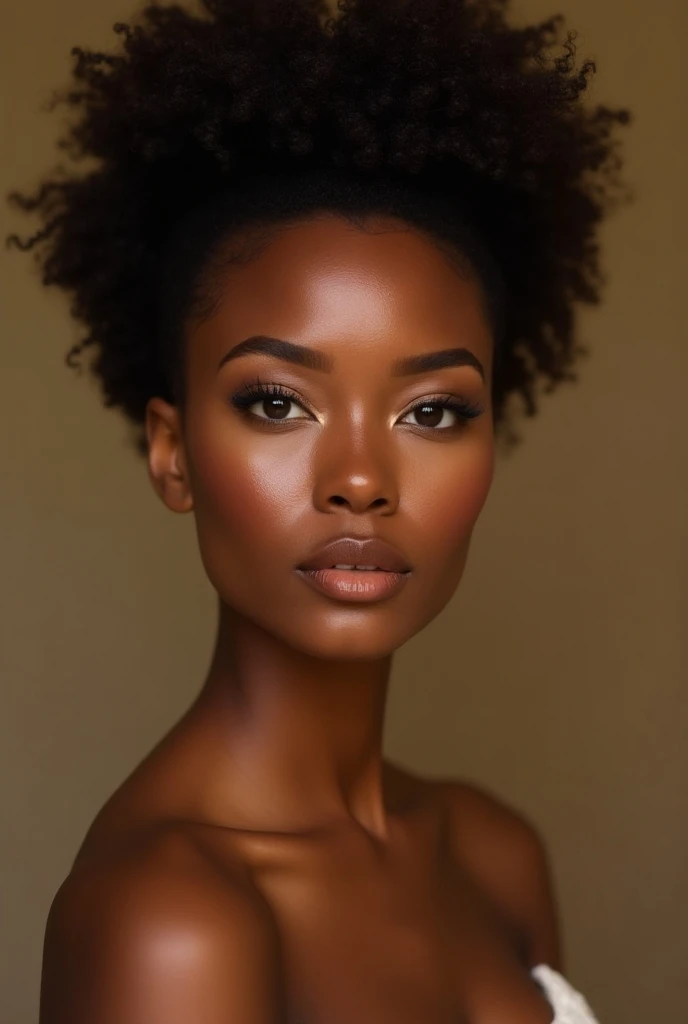 "Un portrait réaliste d'une belle femme africaine d'origine malgache ...