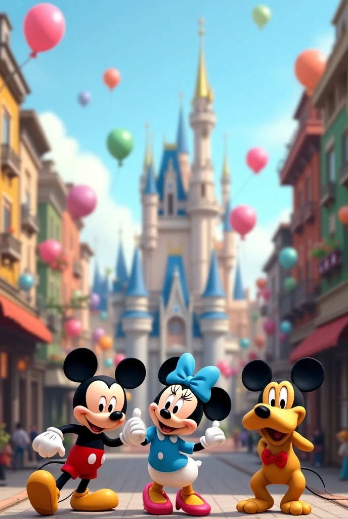 characters: All of Mickey Mouse's friends , including Mickey - SeaArt AI
