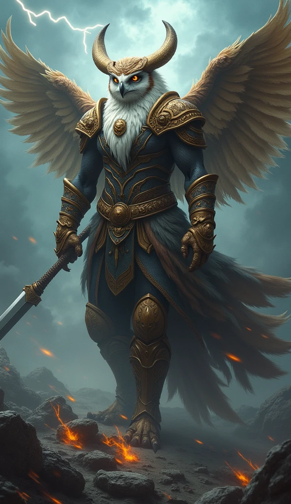 Create a hyper-realistic image of a powerful fusion between Frigg and ...