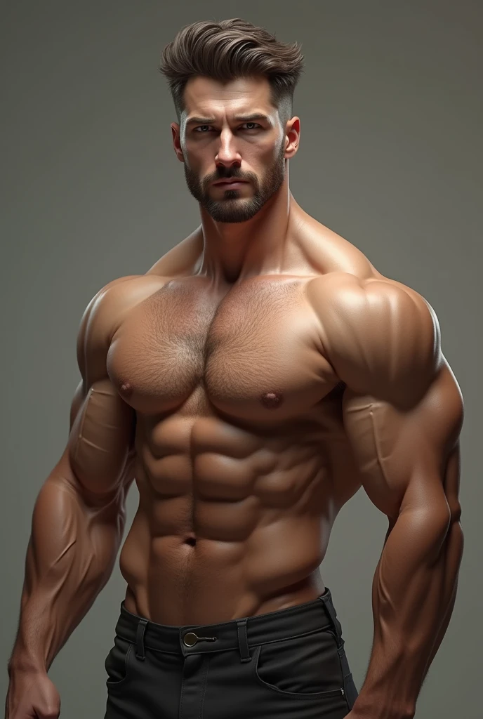 chest of a handsome and strong man, wide shoulders and virile - SeaArt AI