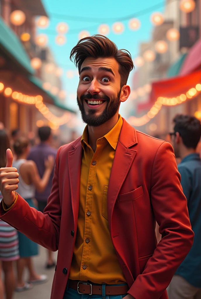 Extroverted man - SeaArt AI