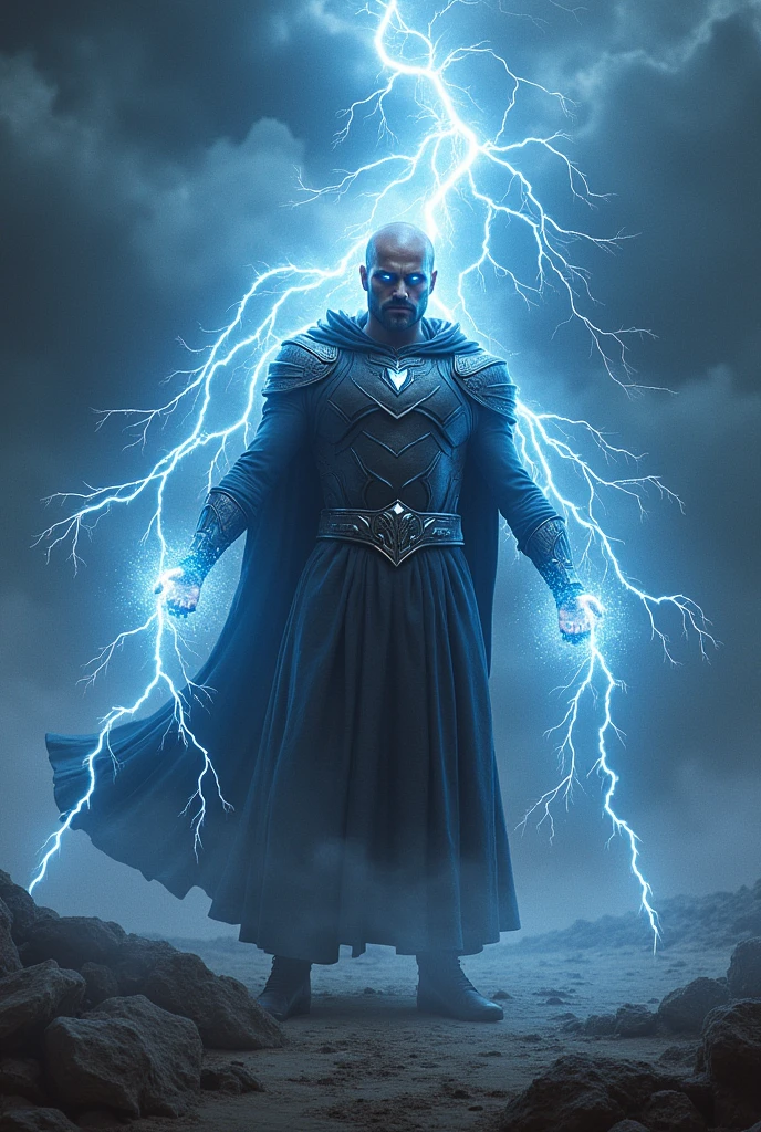 Man controlling the lightning - SeaArt AI