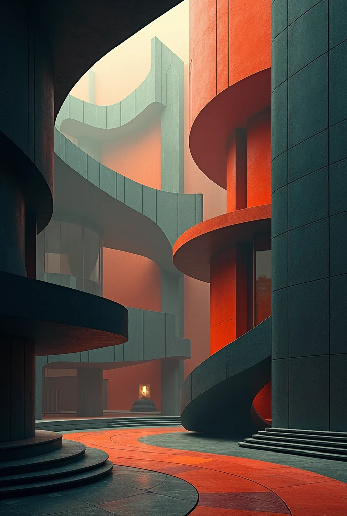 A surreal World of Bauhaus-Art and Bauhaus-Charakter and Bauhaus - SeaArt AI