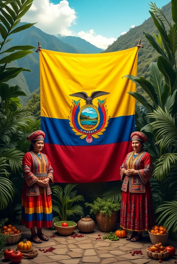 I need an image that represents Ecuadorian culture and legacy with the ...