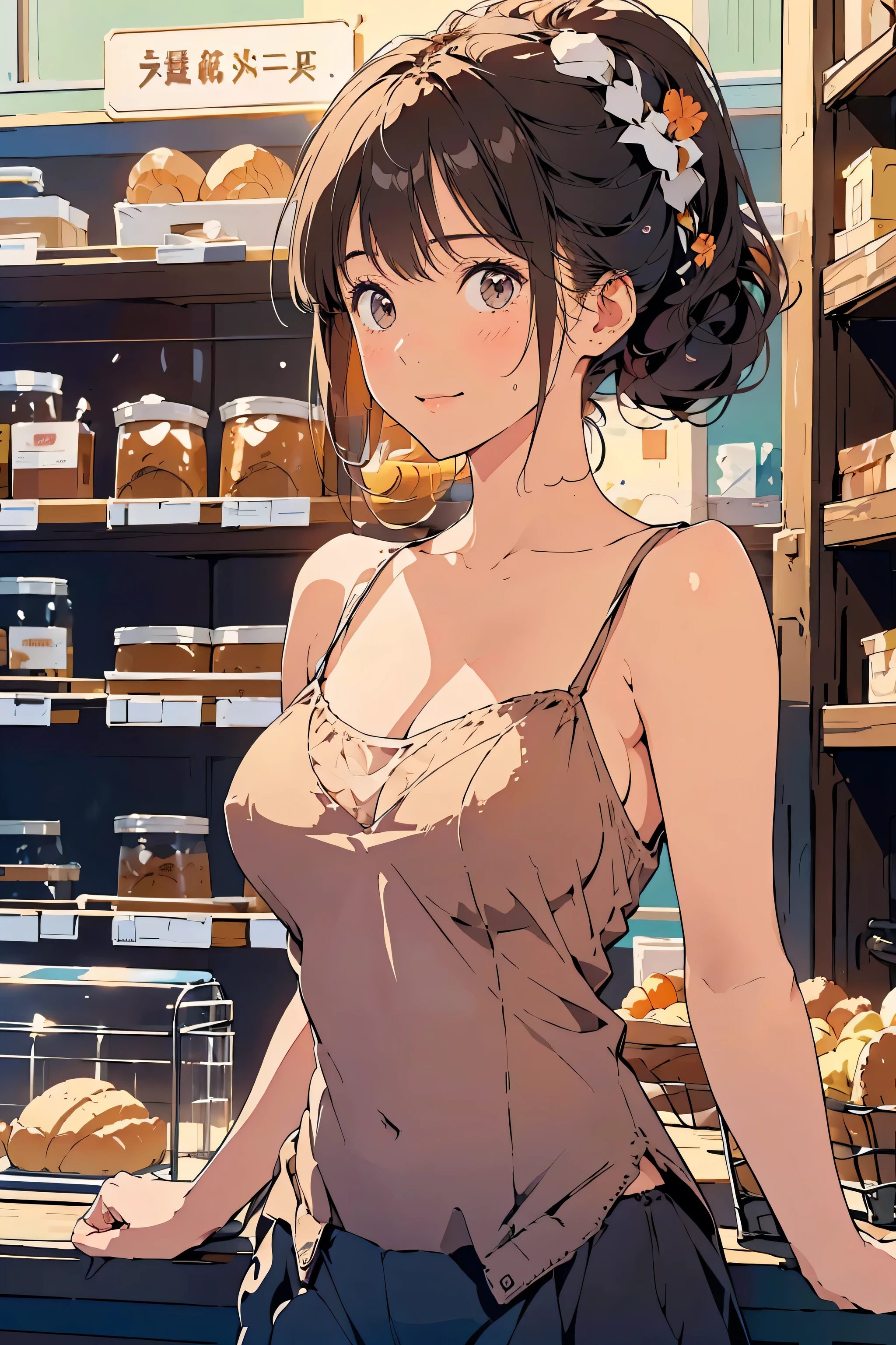 beautiful adult woman , a woman, 23 years old, OL, Bakery clerk - SeaArt AI