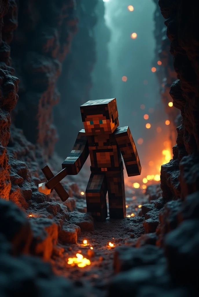 Minecraft mining videos - SeaArt AI