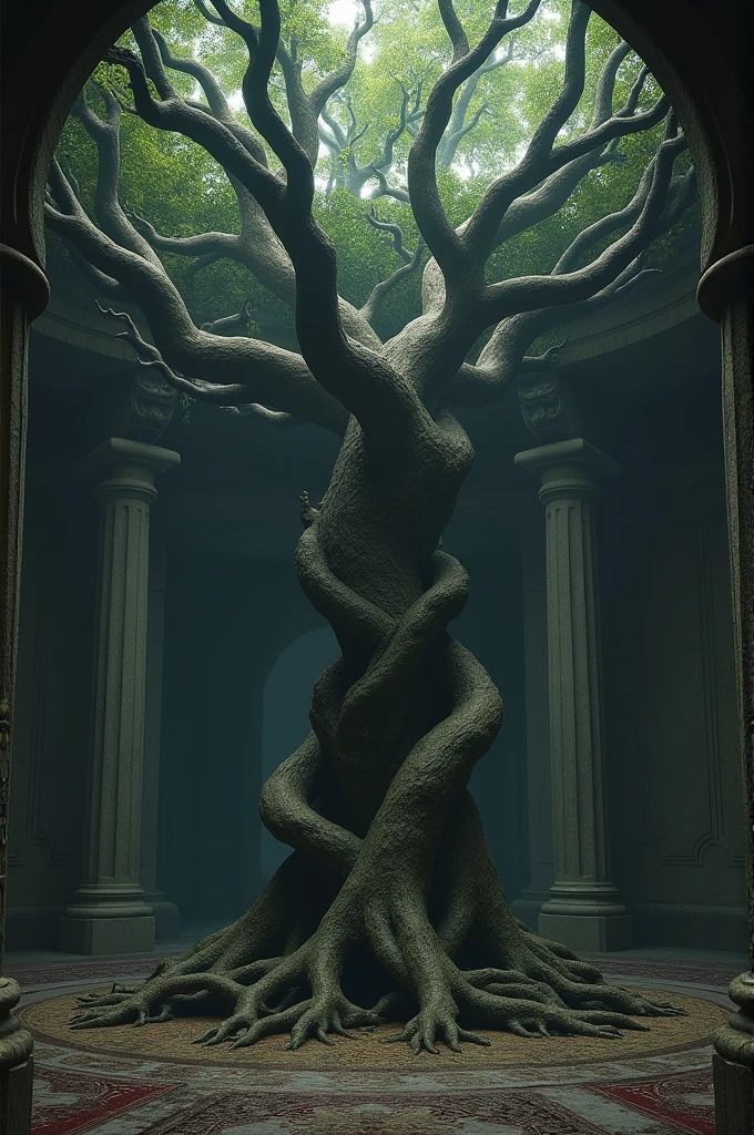 The Rooh’s presence makes the ancient tree in the room come alive ...