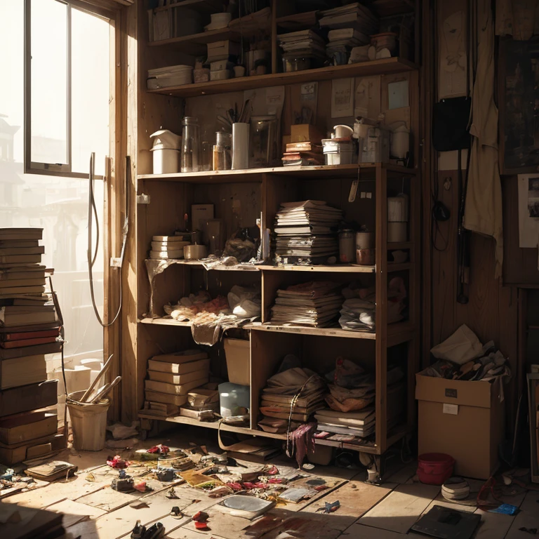 Square, object, clutter, decomposition, viscosity, repulsion - SeaArt AI