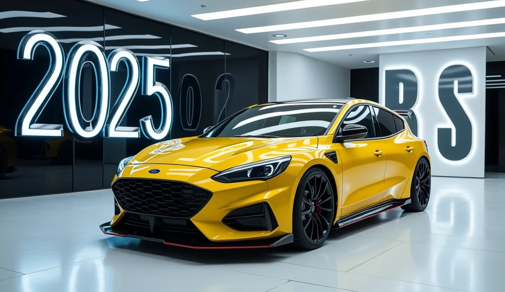 A captivating image of a 2025 Ford Focus RS: taking center stage in a ...