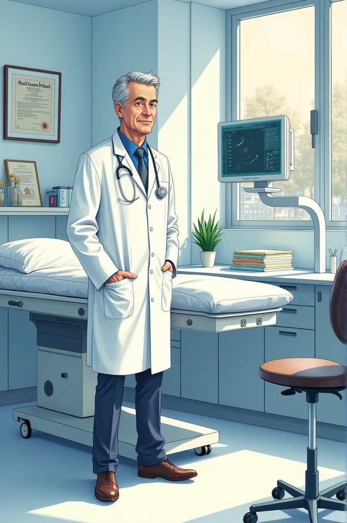 Doctor's office drawing - SeaArt AI