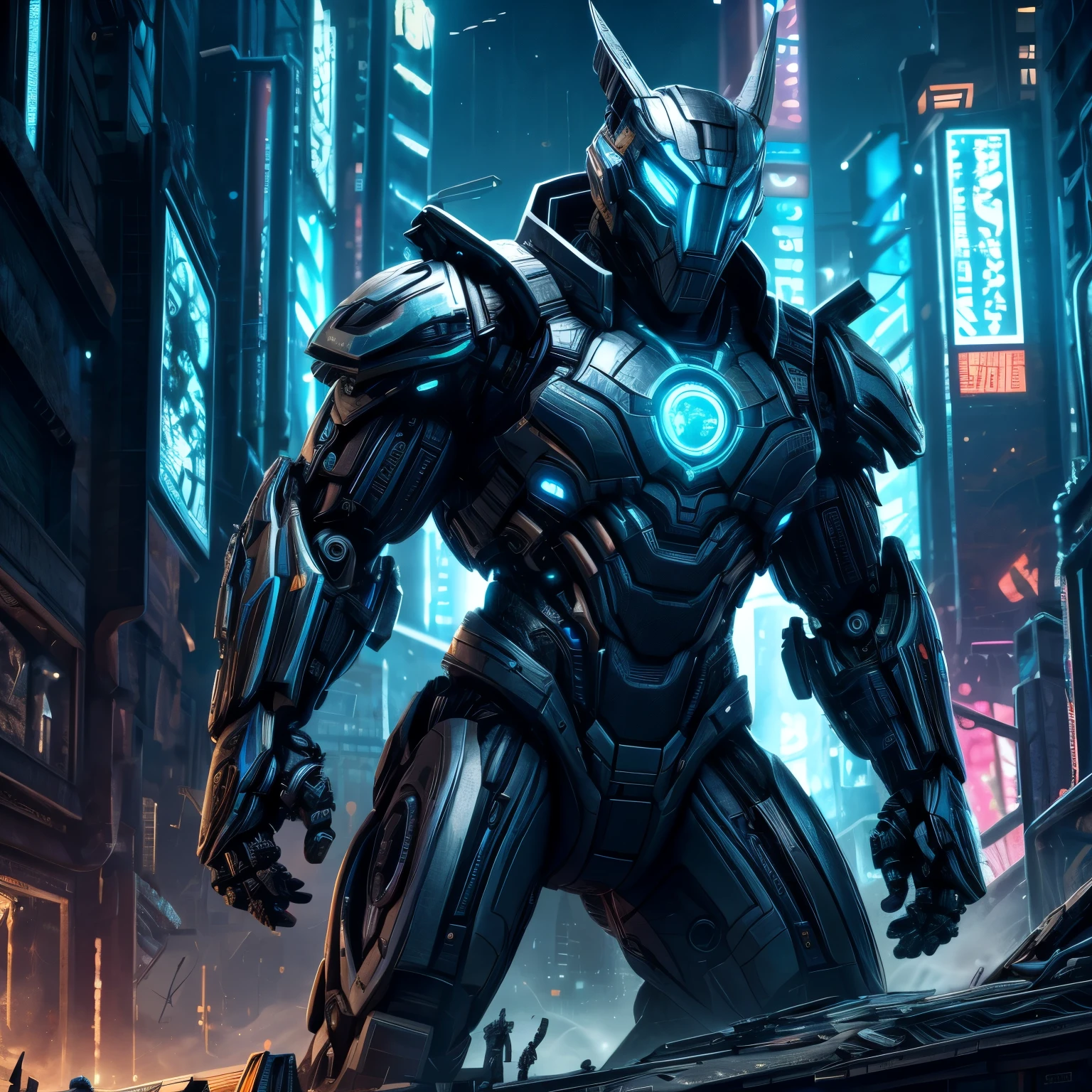 Dark_Fantasy,Cyberpunk, (Best Quality, Masterpiece),White,1Person ...