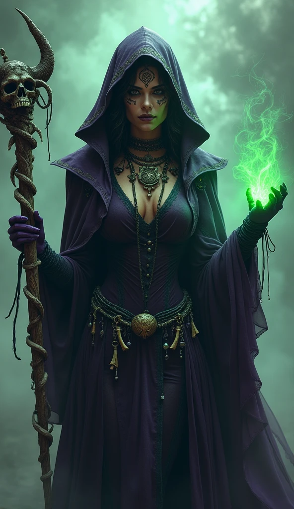 Imagine a powerful DC female Comics character known as "Voodoo - SeaArt AI