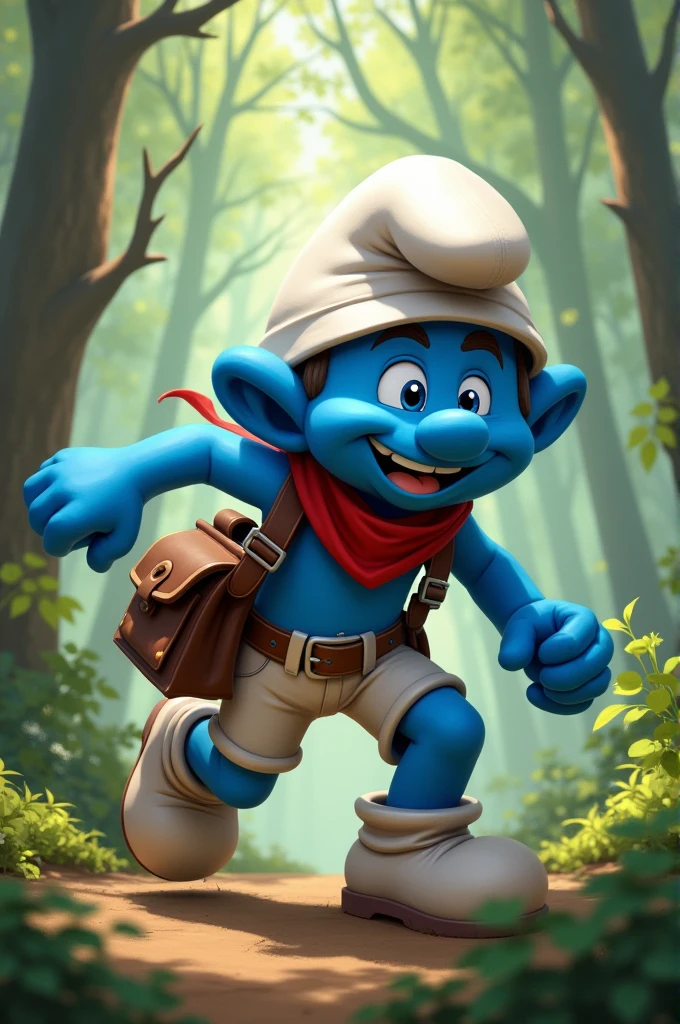 Smurf who will loks like scout - SeaArt AI