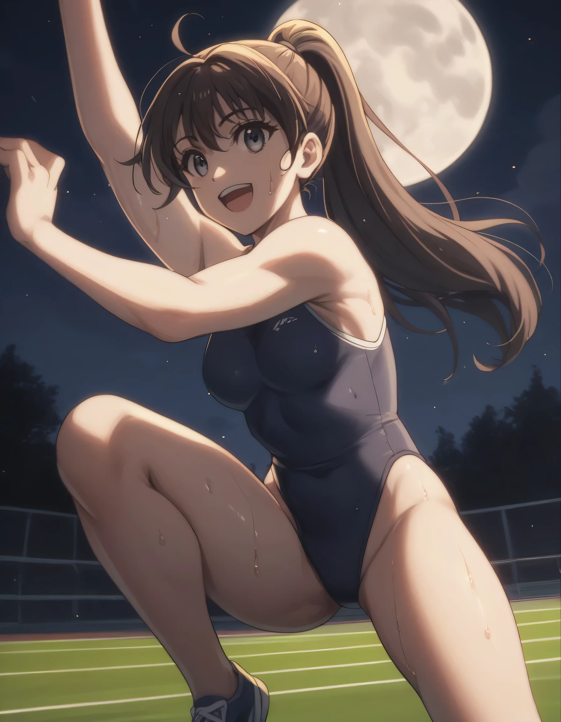 Score_9, score_8_up, score_7_up, gsfghtr, gymnastic leotard, 1girl - SeaArt AI
