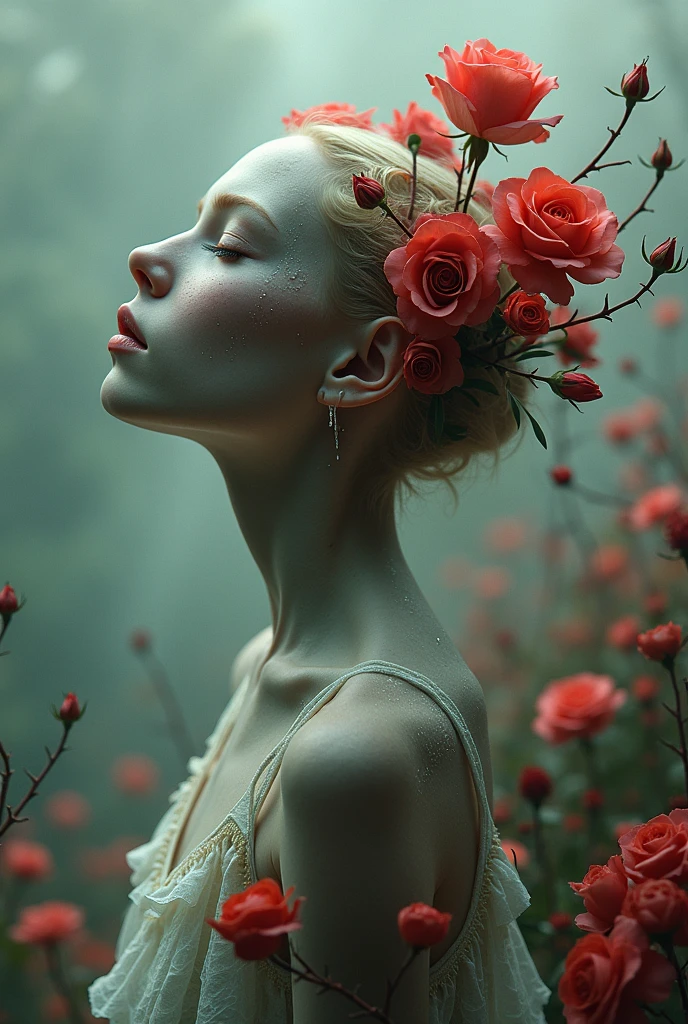 Where Tears Bloom , a surreal design/ Magical Realism , Add the element ...