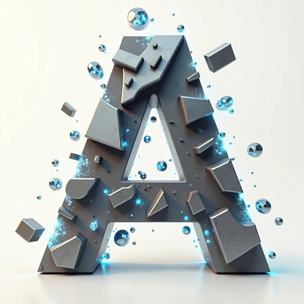 Make more fragments in bluish neon with surrounding blue lights and ...