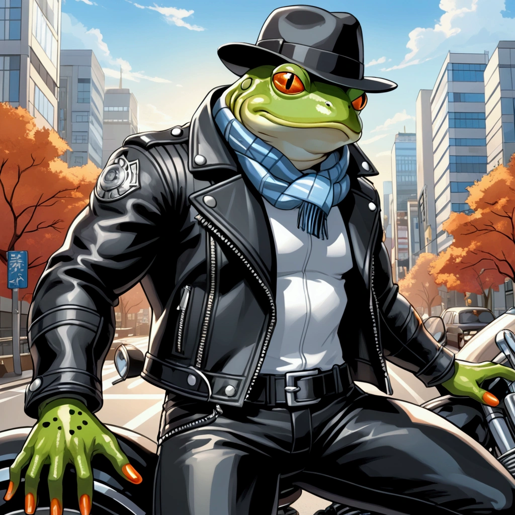 Closeup, Comic book art style. Super high detail. An extremely badass ...