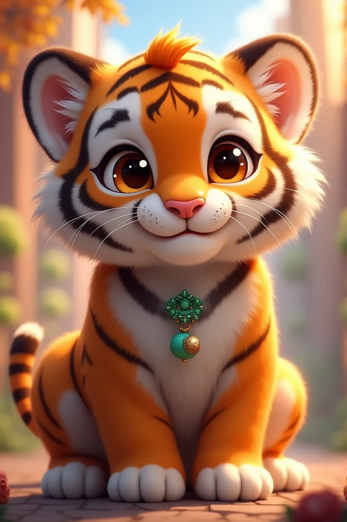 (Fluffy captivating Siberian Tiger youth, illustrated by top furry ...