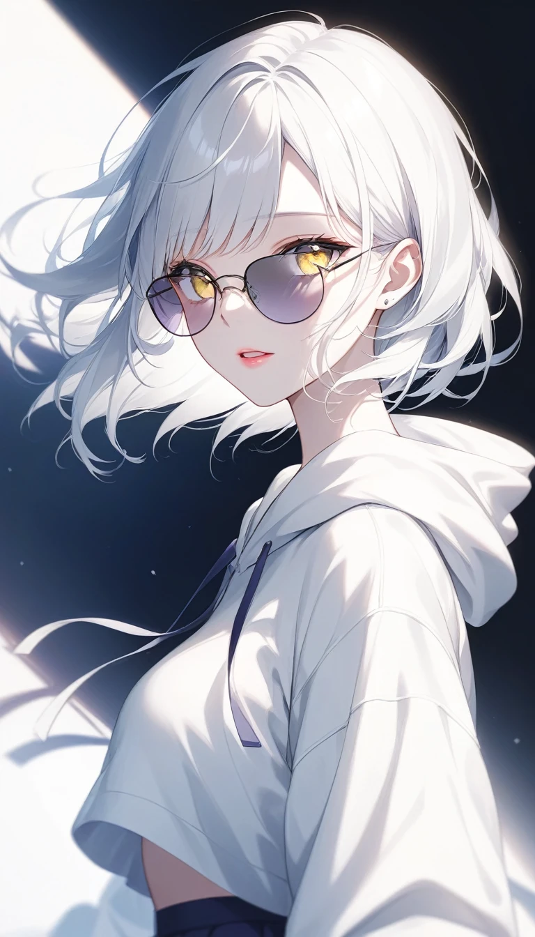 Dark,caustics,colorful,gorgeous light and shadow,full body, The girl ...