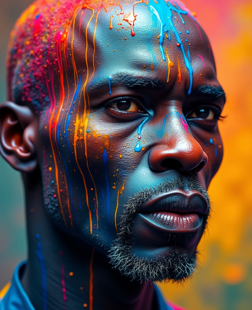 There is a djimon hounsoun with a colorful atypic face" djimon hounsoun ...