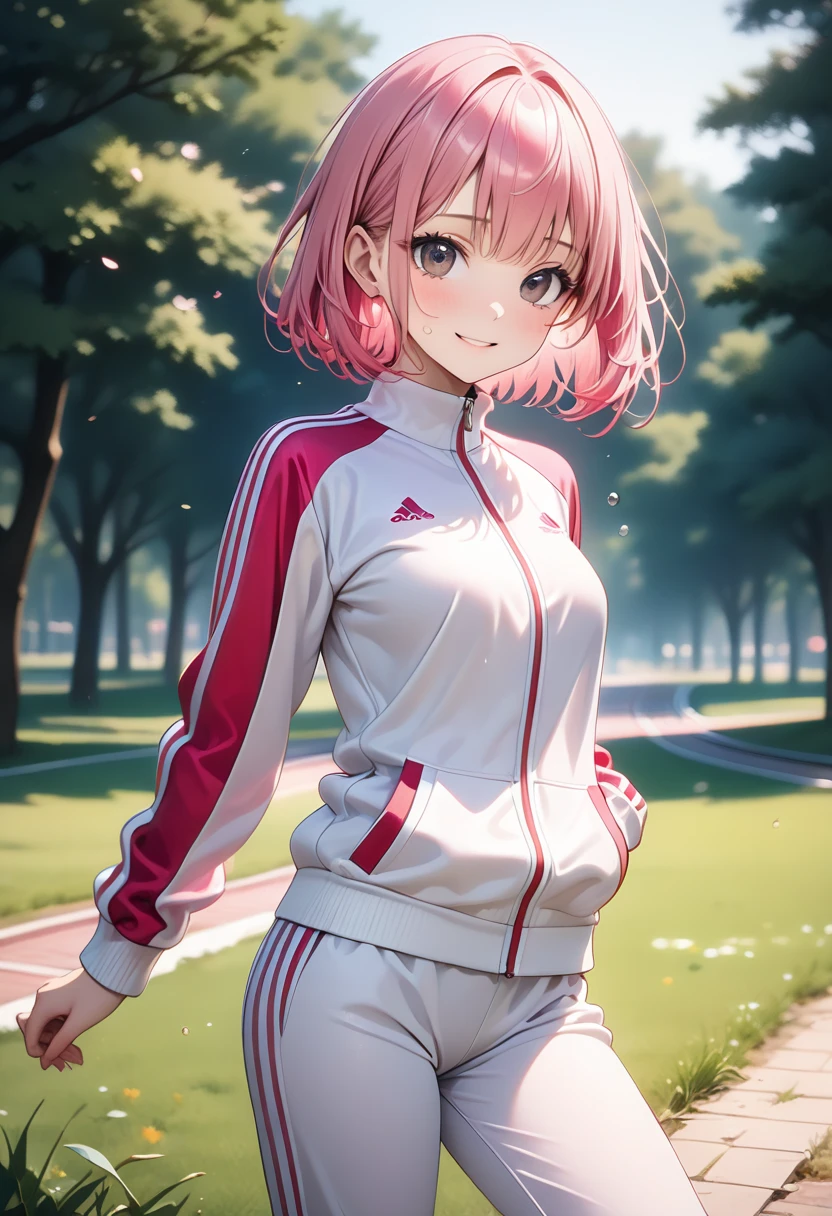 ((track suit, sweatpants)), skinny, alone, solo, Masterpiece - SeaArt AI