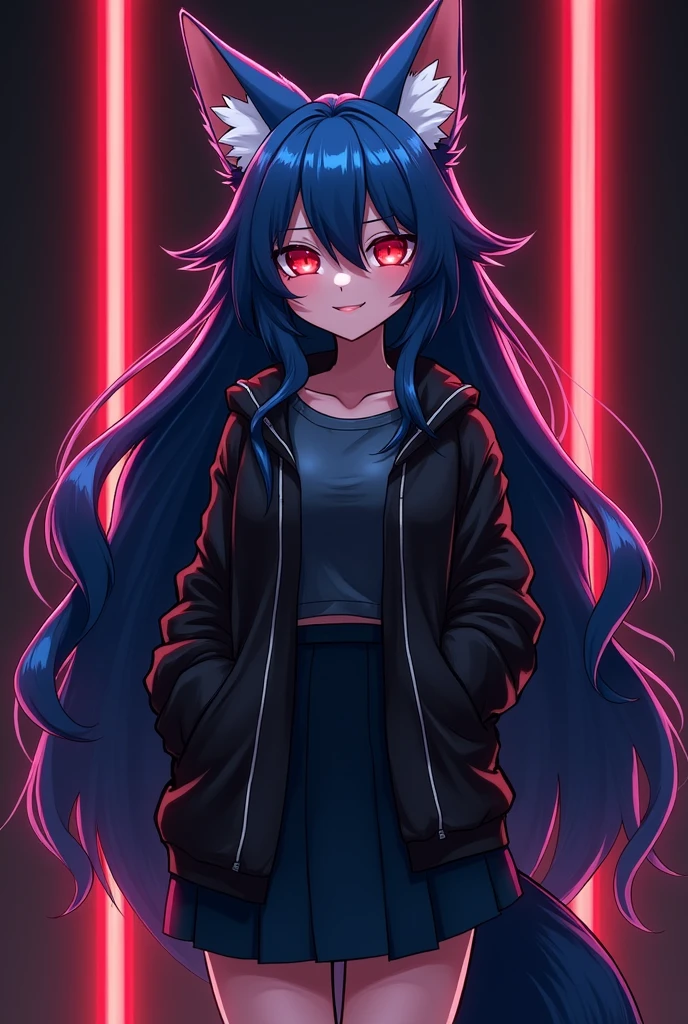 Anime,Woman,Furry created with SeaArt AI