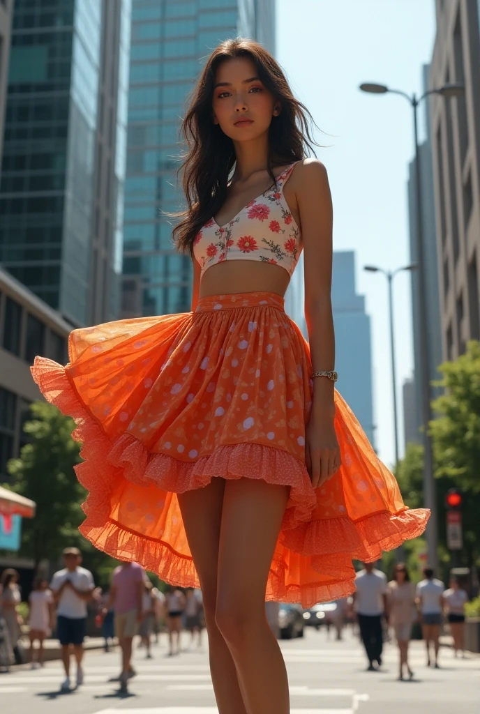 Poto large mini skirt - SeaArt AI