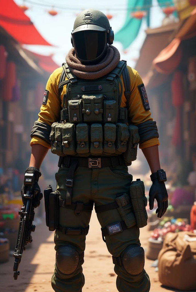 Free fire character in market - SeaArt AI
