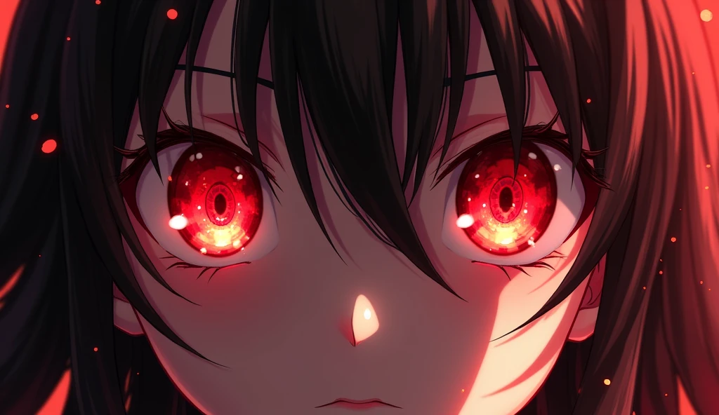 Close-up of a beautiful girl’s face, expressionless, cold and ...