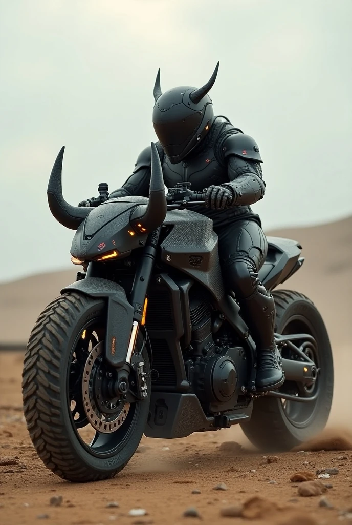 A "bike and bull sci-fi hybrid" sounds like a thrilling and powerful ...
