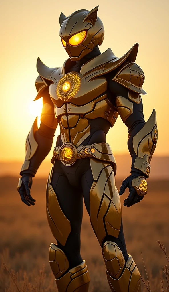 **Kamen Rider Inspired by Leo (Subtle Metallic Gold and Yellow Theme ...