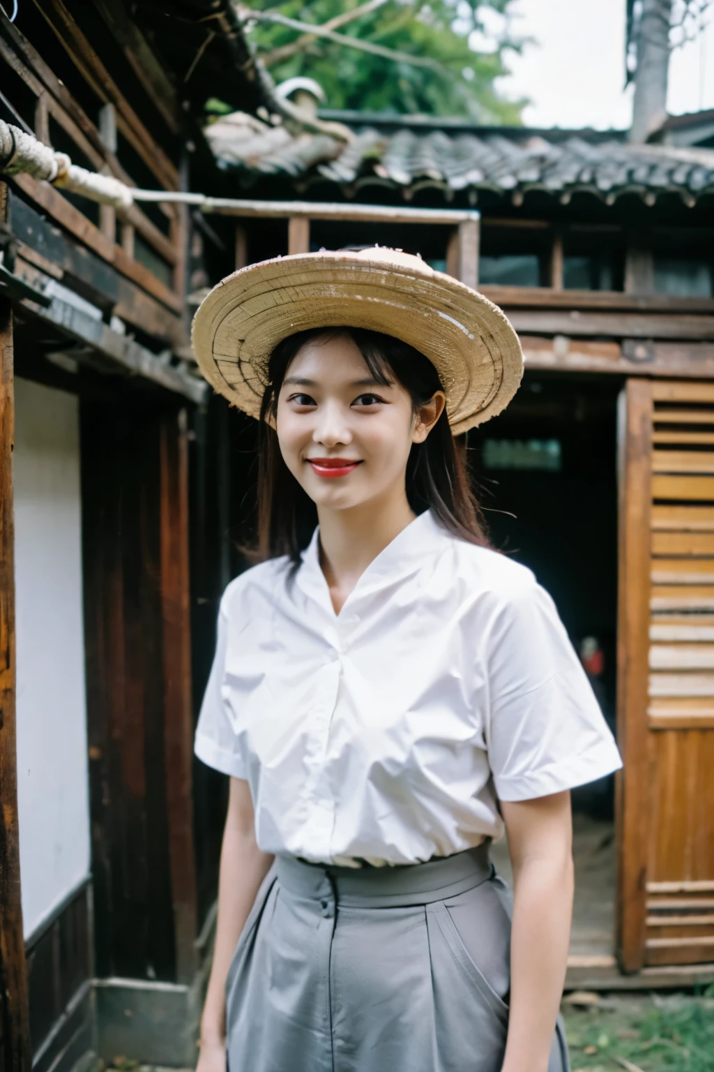 (8K, Ultra high res:1.1) Nguyen, a serene Vietnamese woman in her 20s ...