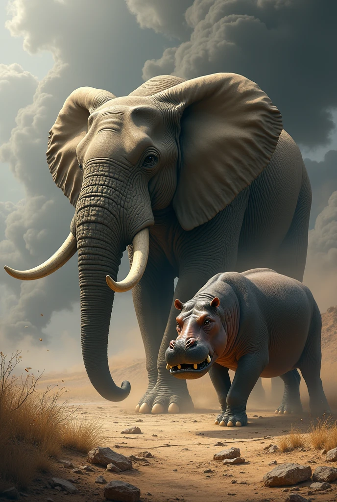 I Log in You said: Give me detailed prompt of these two animals To ...