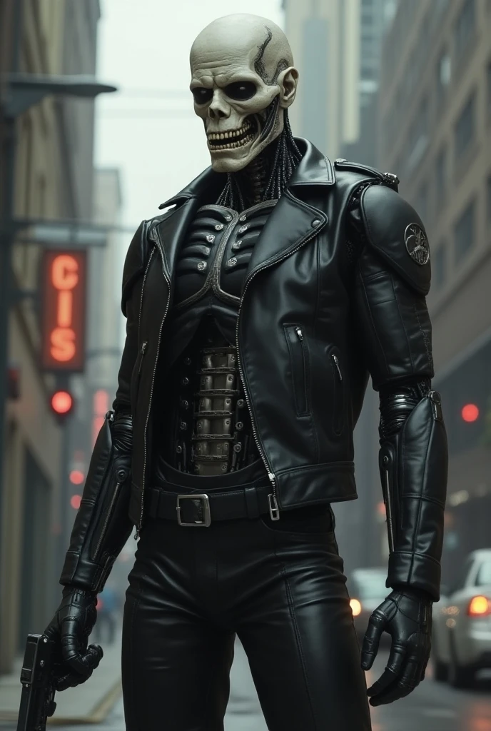 Disguised as a human, a cyborg assassin known as a Terminator - SeaArt AI