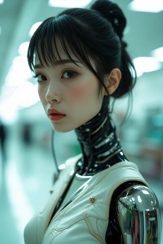 Hajime Sorayama, 90s, Laboratory, Fashionable woman, Portrait of his ...