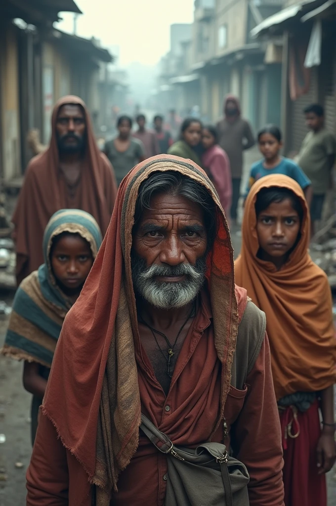 A sight of Indian poverty - SeaArt AI