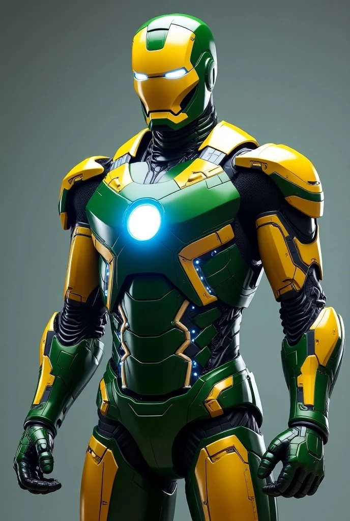 A realistic depiction of Iron Man, with an armor suit inspired by the ...