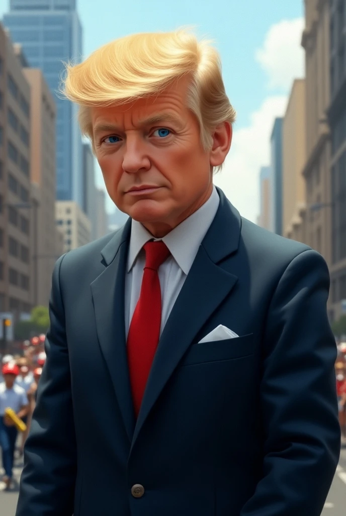 Young Donald Trump - SeaArt AI