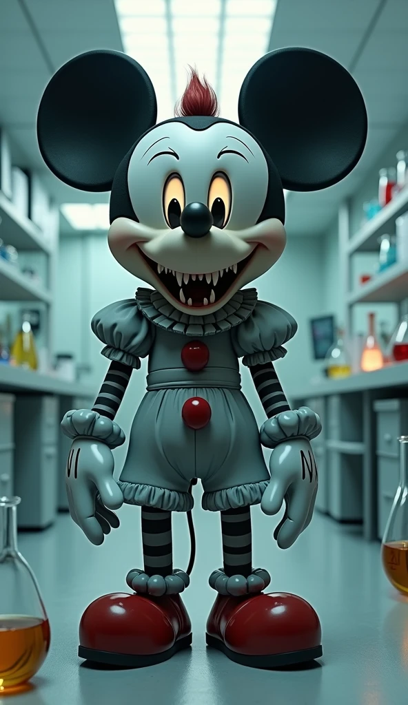 Create a realistic photo image of a hybrid creature combining the ...