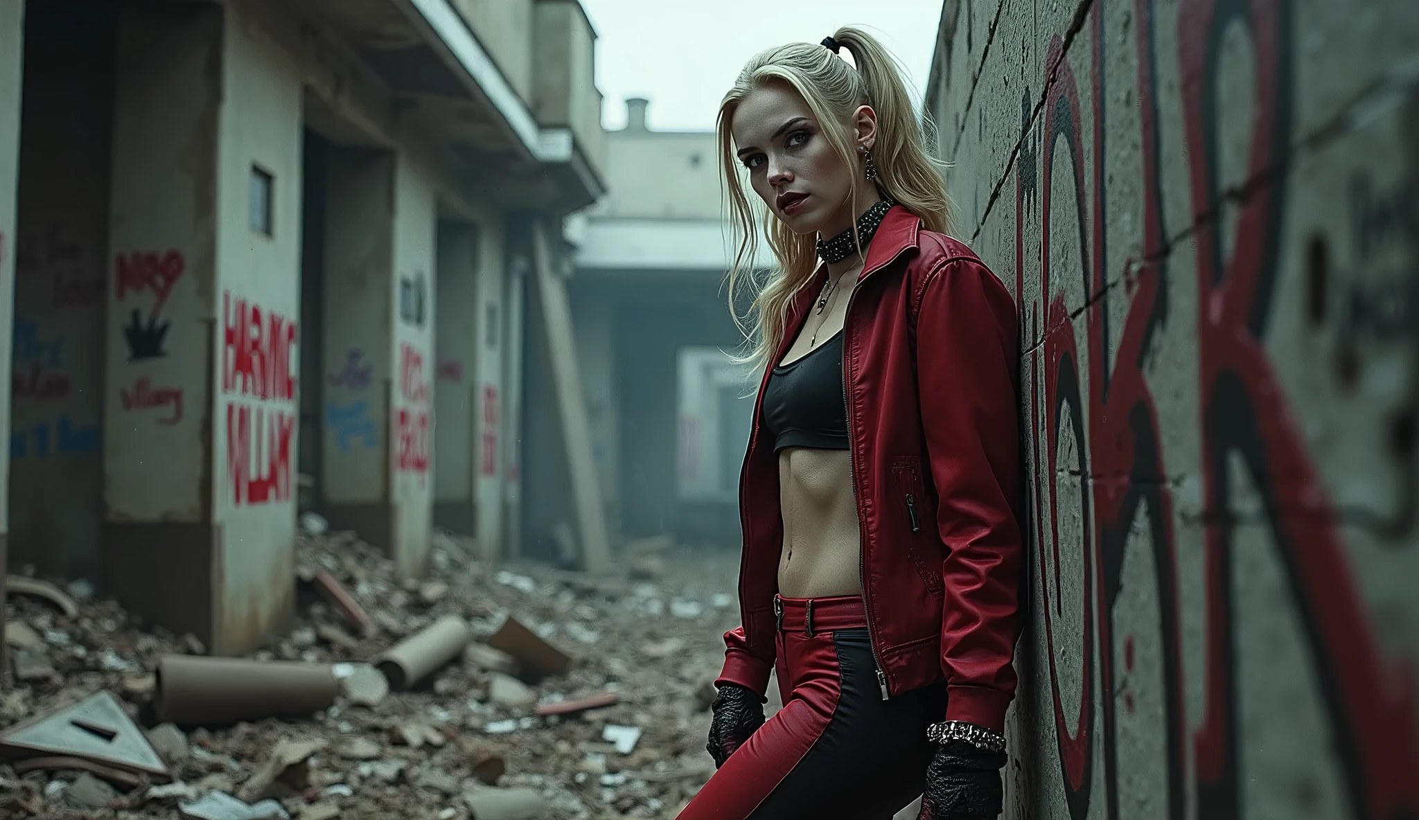 It sounds like you're envisioning a powerful scene featuring Harley ...