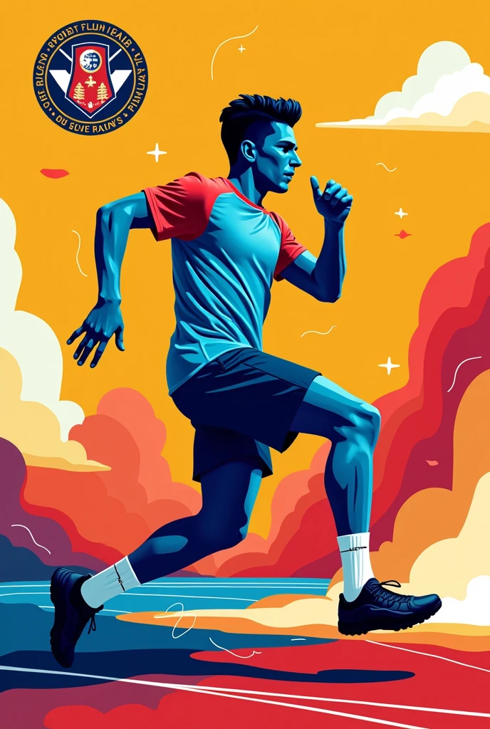 Sports club id crd for baust university colorful background - SeaArt AI